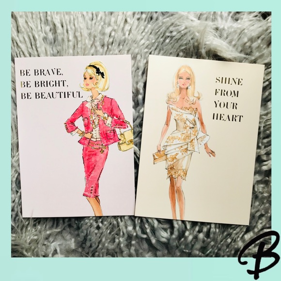 Barbie | Office | Barbie Graphique Greeting Notecards Box 2 Cards ...